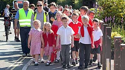 Schoolchildren inspired to walk | wsfp.co.uk