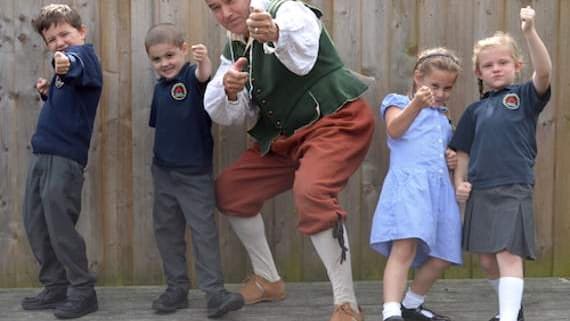 Storyteller Steve in Old Cleeve | wsfp.co.uk