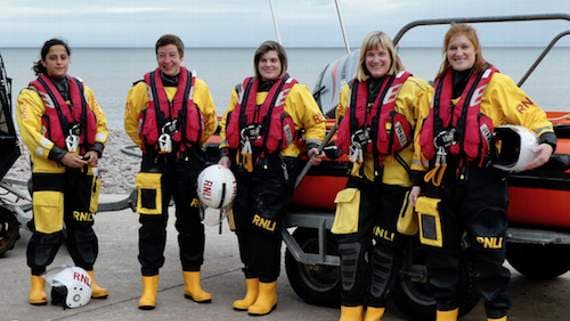 Minehead launches lifeboat with all-female crew | wsfp.co.uk