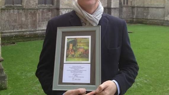 Diocesan award for retired head Marcus | wsfp.co.uk