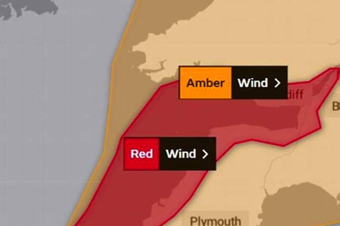 Storm Eunice weather warning now upgraded to Red, with rail services ...