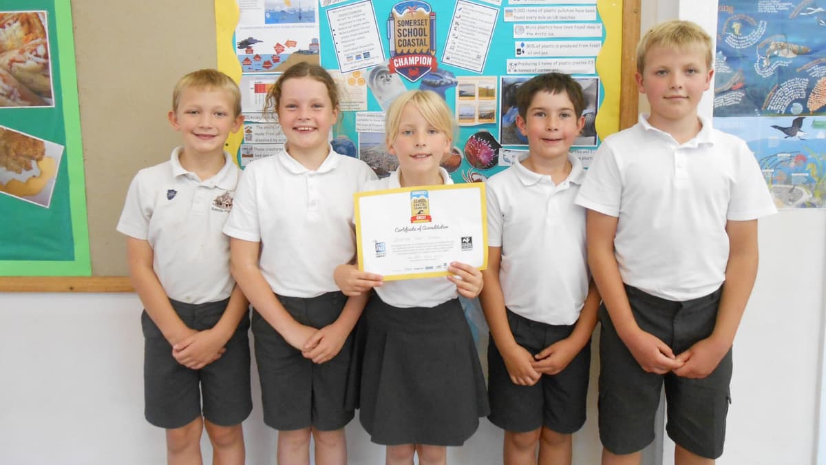 Dunster First school is first to get top eco status | wsfp.co.uk