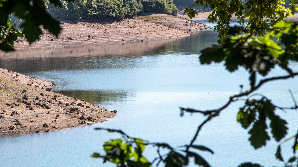 Water level warnings at Wimbleball Lake on Exmoor | wsfp.co.uk