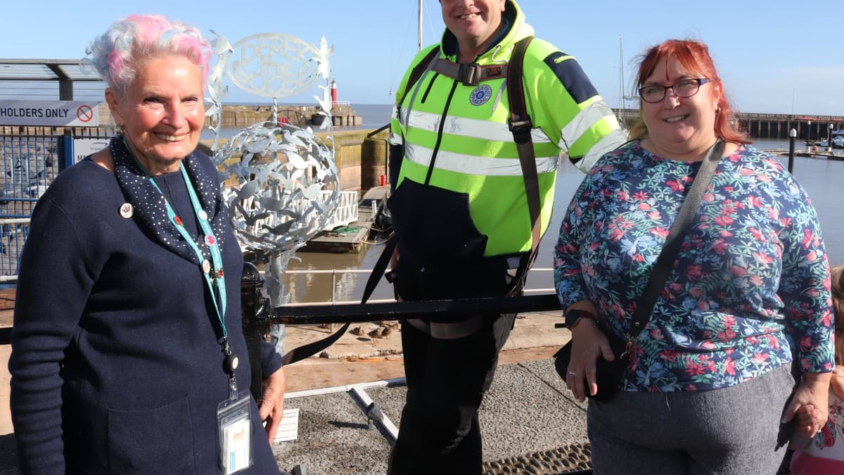 Sculpture of Watchet’s famous goose Derek is unveiled | wsfp.co.uk
