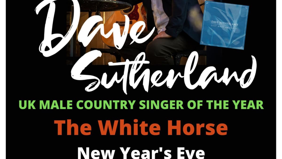 Country singer of the Year Dave appears at Stogumber on New Year's Eve ...