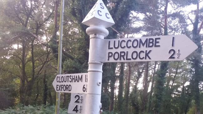 Amnesty offer after iconic Exmoor fingerpost found to be missing a ...