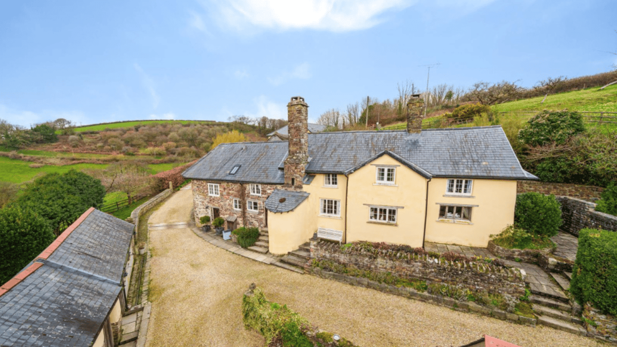 Idyllic farmhouse for sale with traditional outbuildings on Exmoor ...
