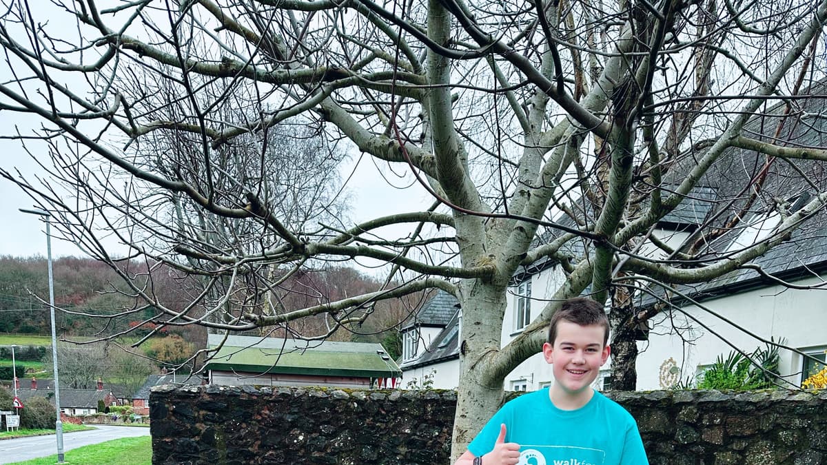 More than £400 raised by Will Thomas in 80,000-step Exmoor walk for ...