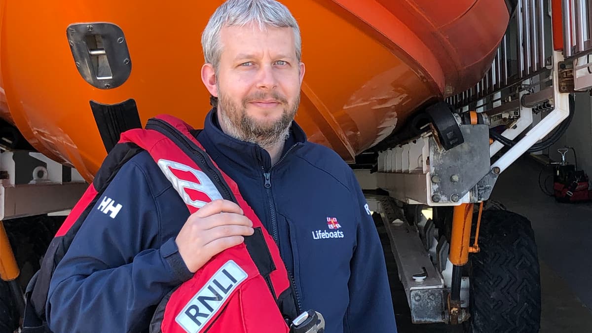High-profile RNLI role for lifeboat crew member Richard Huish is credit ...
