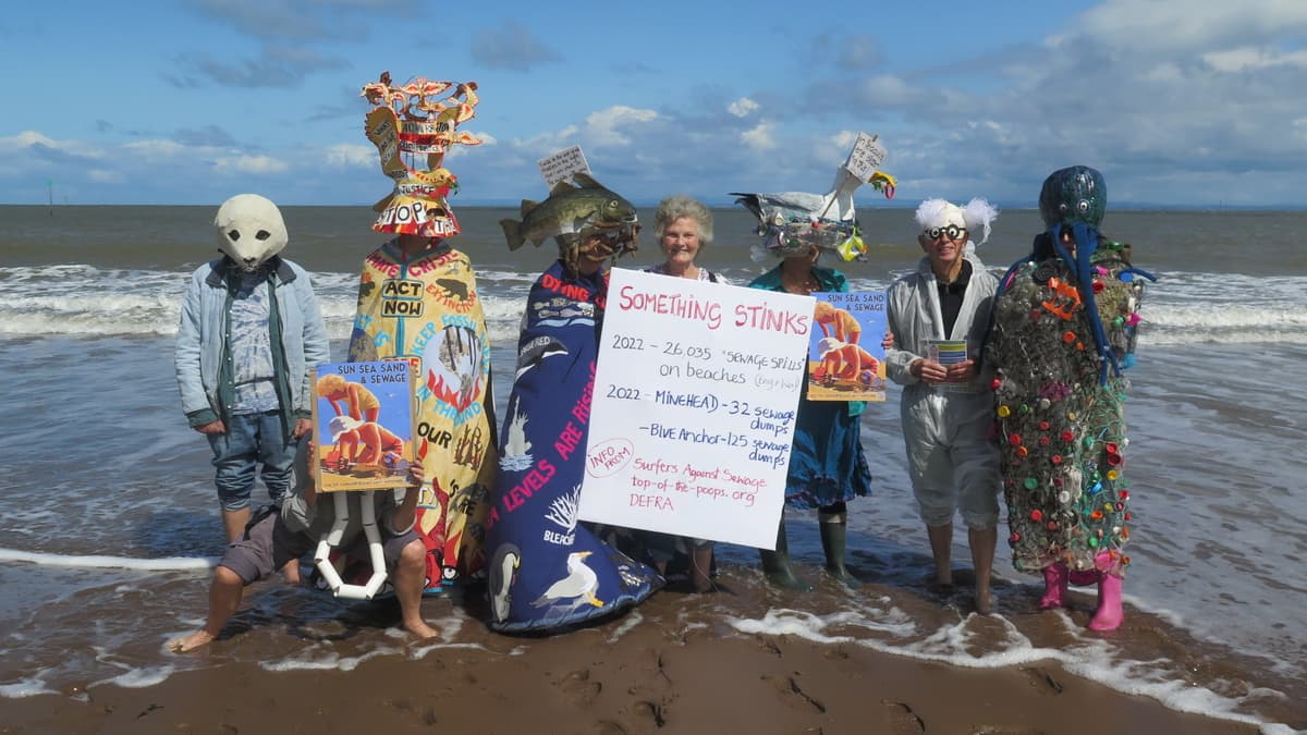 Women's Institute and Extinction Rebellion stage joint beach protest ...