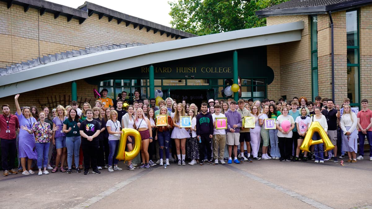Richard Huish College students celebrate 'exceptional' A-Level and ...