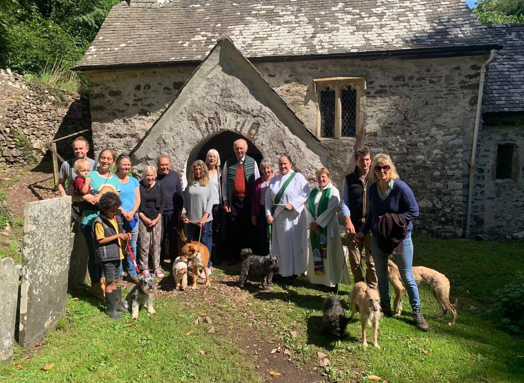 Dog owners walk two miles for remote Culbone Church family service on ...