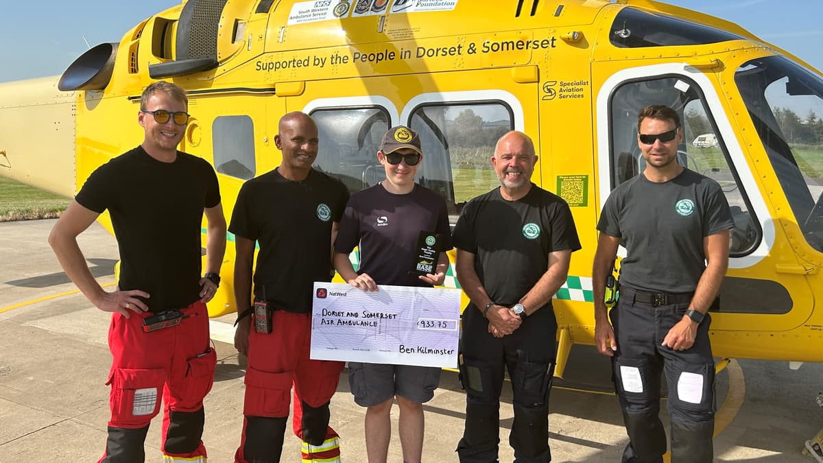 Dorset and Somerset Air ambulance cycle race sponsorship trophy goes to ...