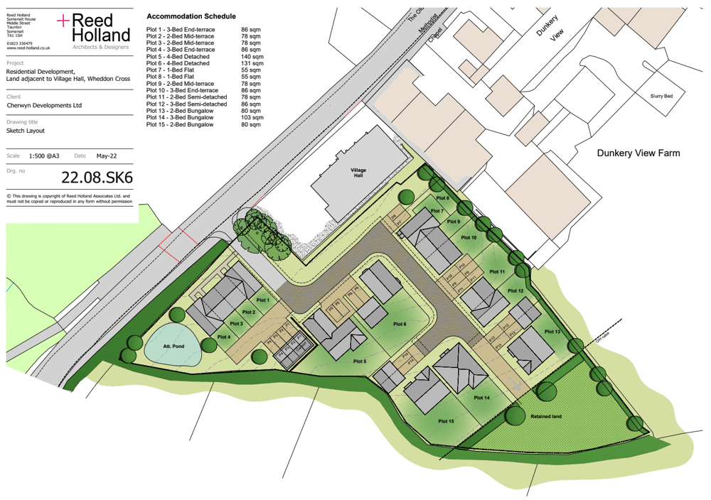 Consultation on plans for new housing development in Wheddon Cross and ...