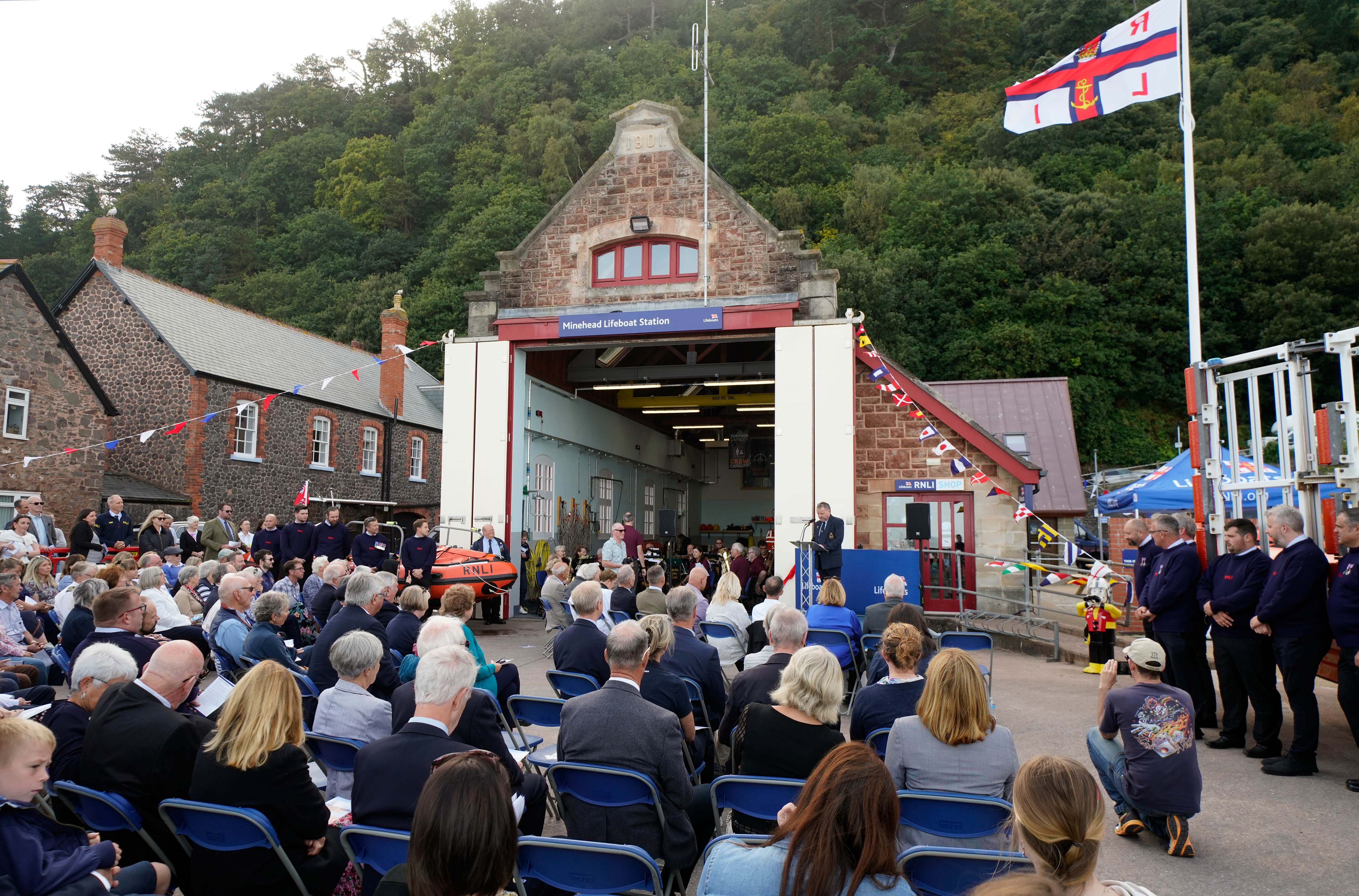 Lifeboat named and revamped RNLI station officially opened in Minehead ...