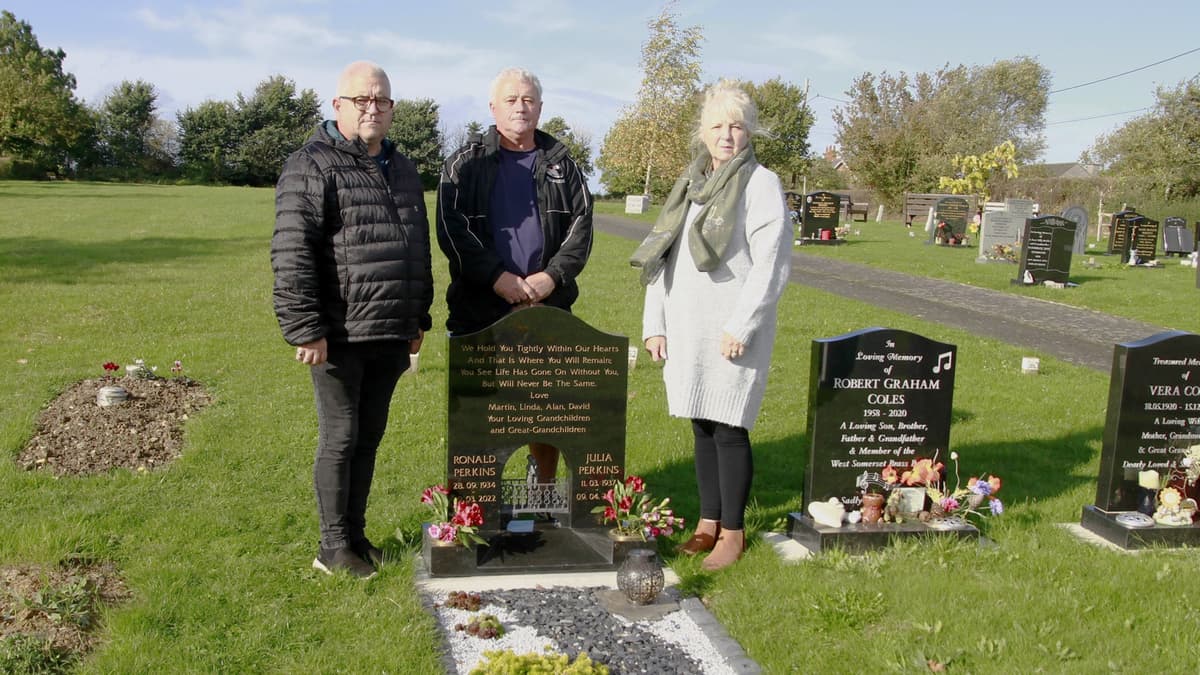 Row over rubber and slate grave in Watchet Town Council-owned cemetery ...