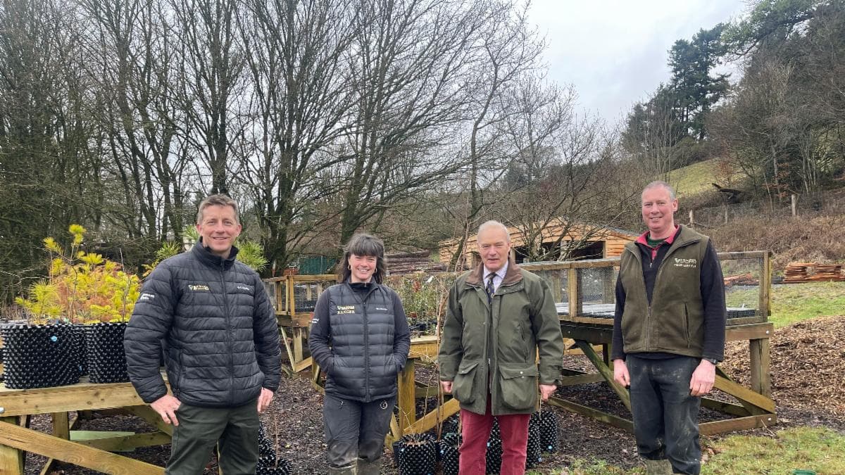 Exmoor tree nursery tour for High Sheriff as national park celebrates ...