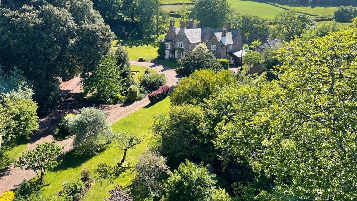 Luccombe manor house for sale is 1800s rectory with woodland gardens ...