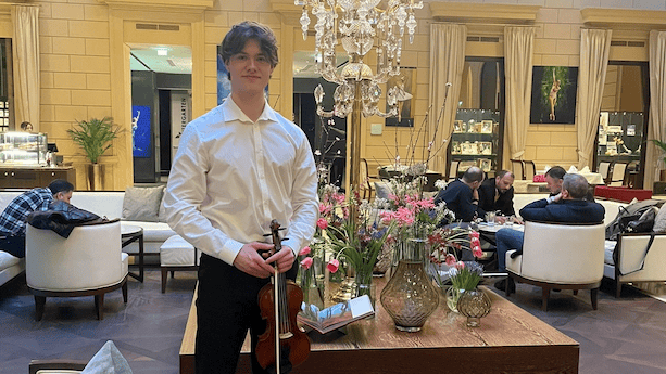 Minehead violinist Anthony Knight performs in three countries during ...