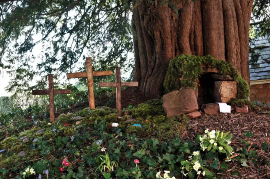 Wootton Courtenay residents building Easter Garden around churchyard's ...