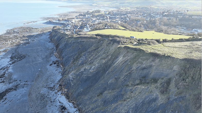 Geckoella geological surveys show rate of Watchet cliff erosion is ...