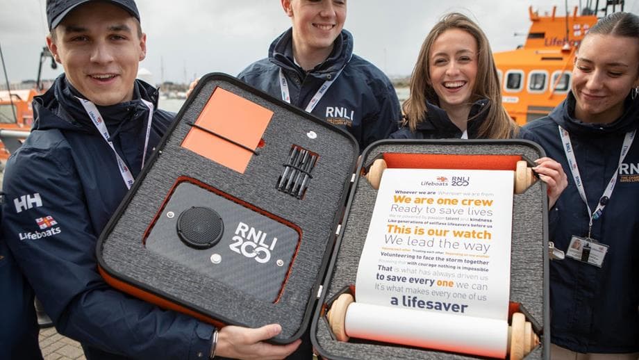 RNLI 200th anniversary scroll will be in Minehead for local crews to ...