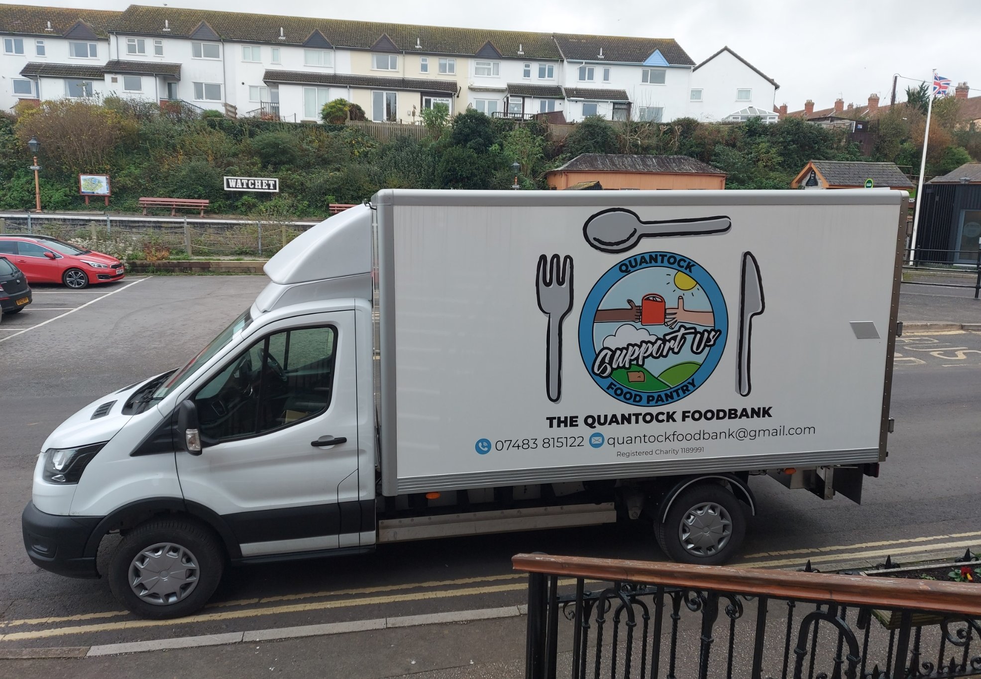 Deputy Lord Lieutenant officially unveils Quantock Foodbank electric ...
