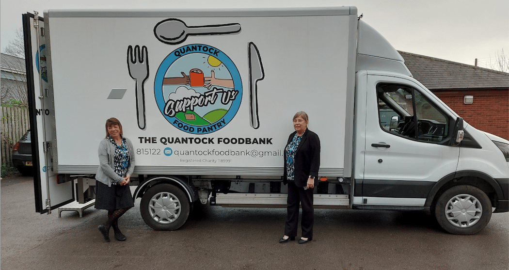 Quantock Foodbank receives £80k electric truck to reach more families ...