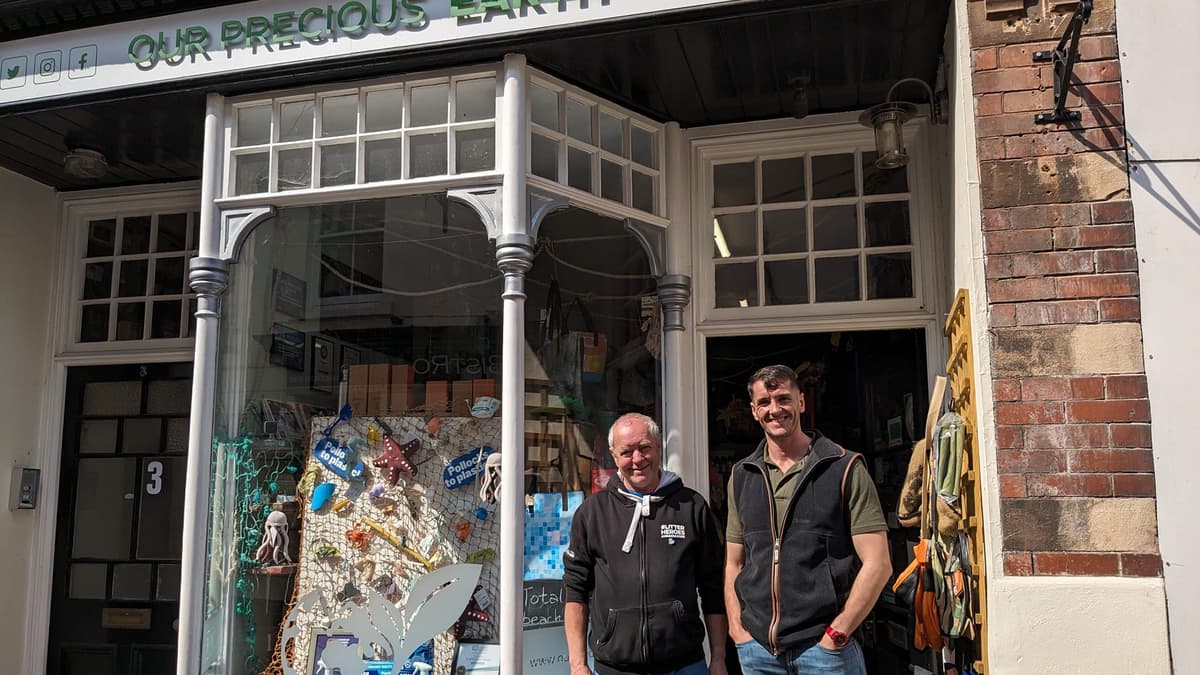 Keith Hunt's eco shop Our Precious Earth draws praise from Labour ...