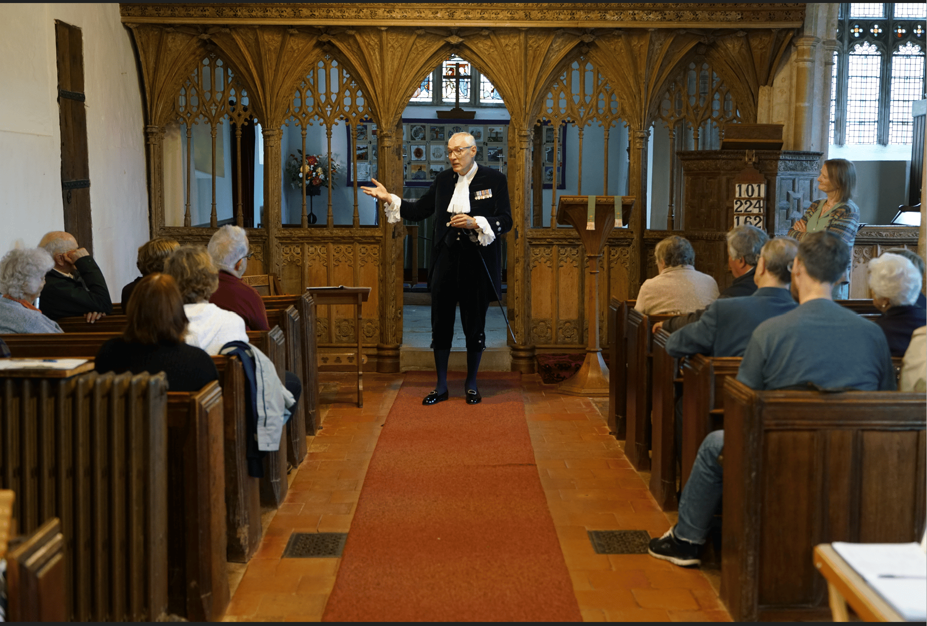 High Sheriff explains early days of Somerset shrievalty to Timberscombe ...