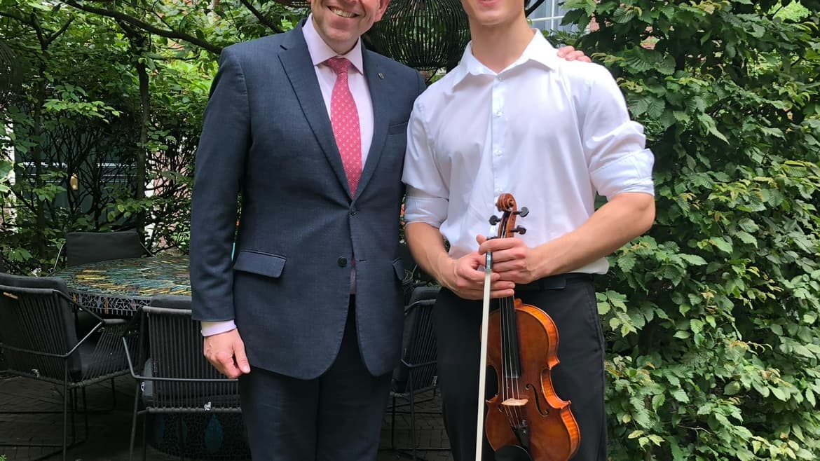 UNICEF Grand Tour of Europe comes to a close for Minehead violinist ...