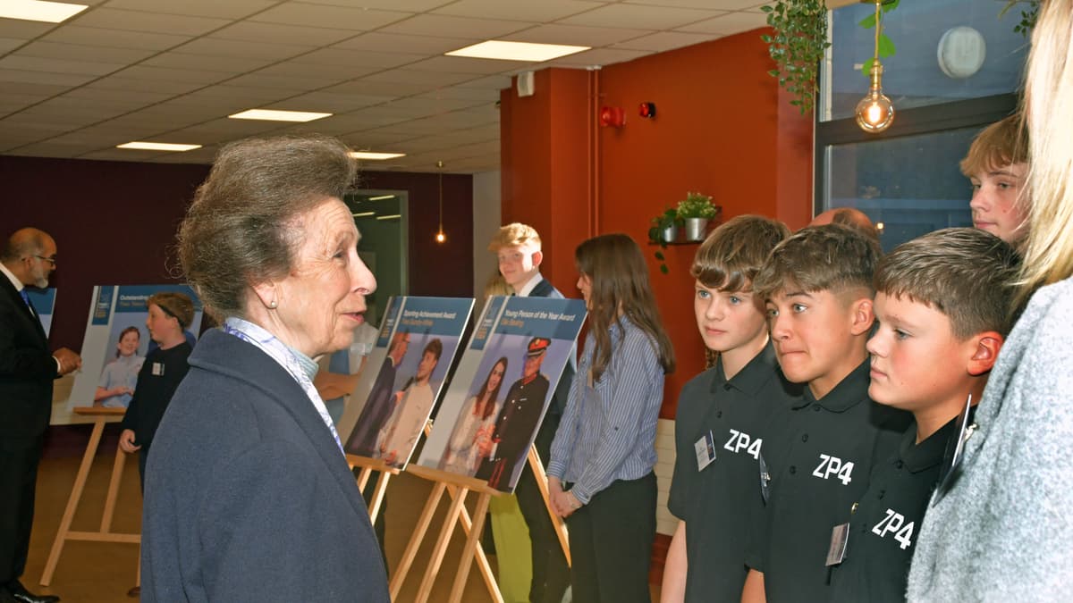 The Princess Royal visited the Musgrove and Bridgwater & Taunton ...