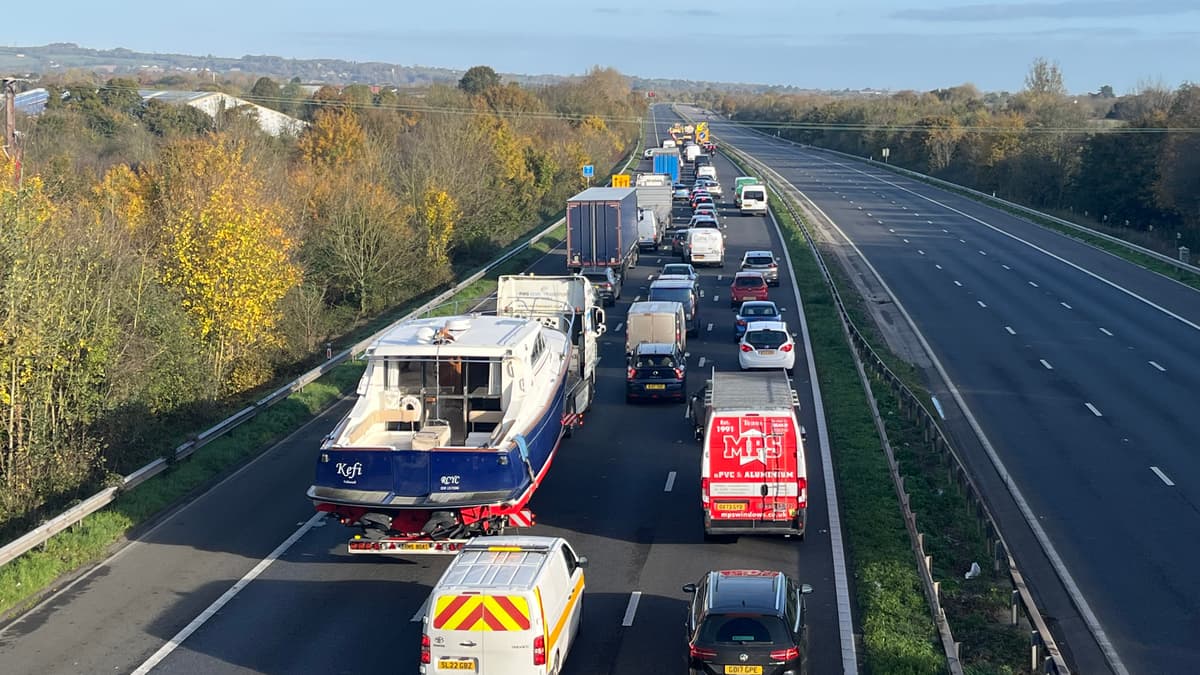 M5 reopened after 12-hour closure and eight milse queues following ...