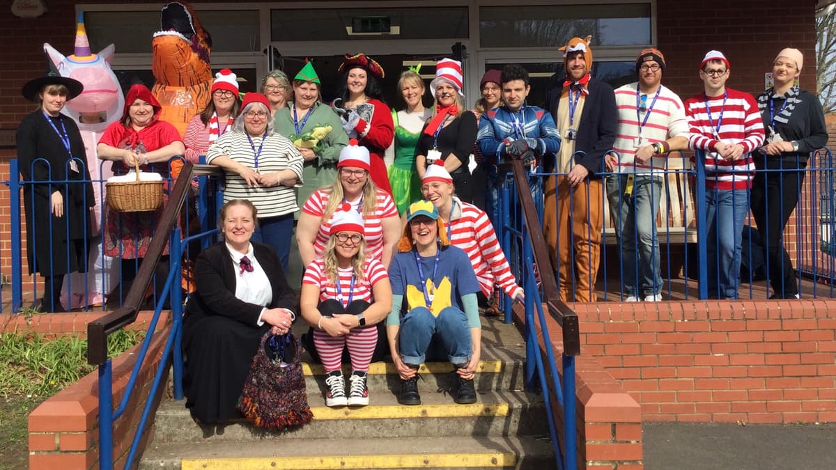 Minehead Middle School staff and pupils join in World Book Day ...