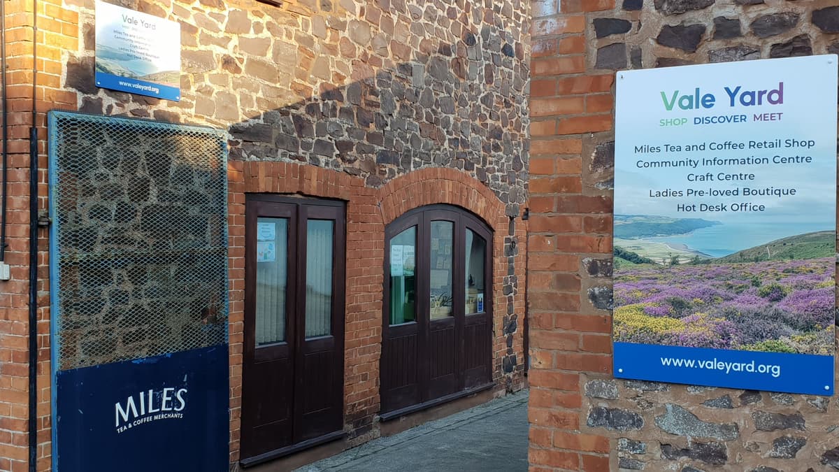 First phase of Porlock Information Centre collaboration with Miles Tea ...