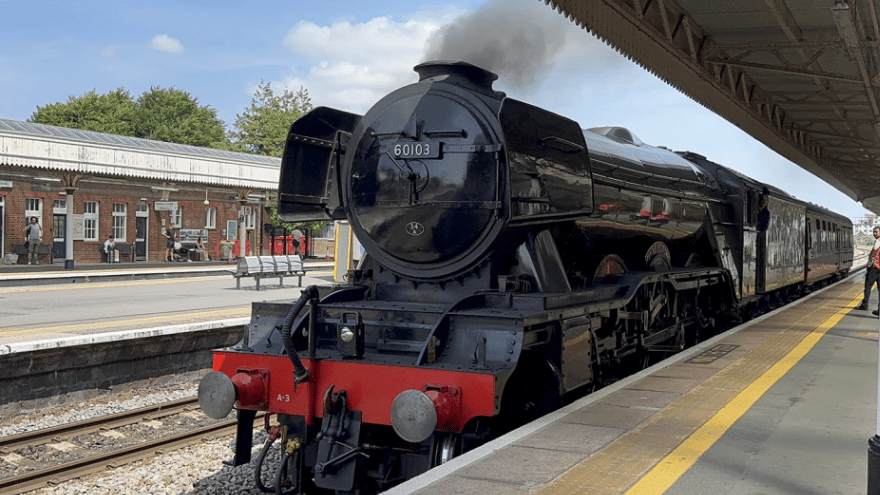 Legendary steam engine Flying Scotsman arrives for two weeks on West ...