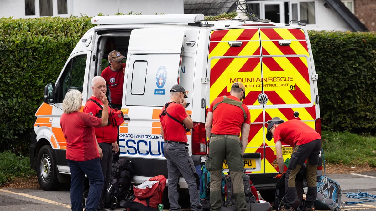 Emergency services working to rescue trapped passengers after bus comes ...