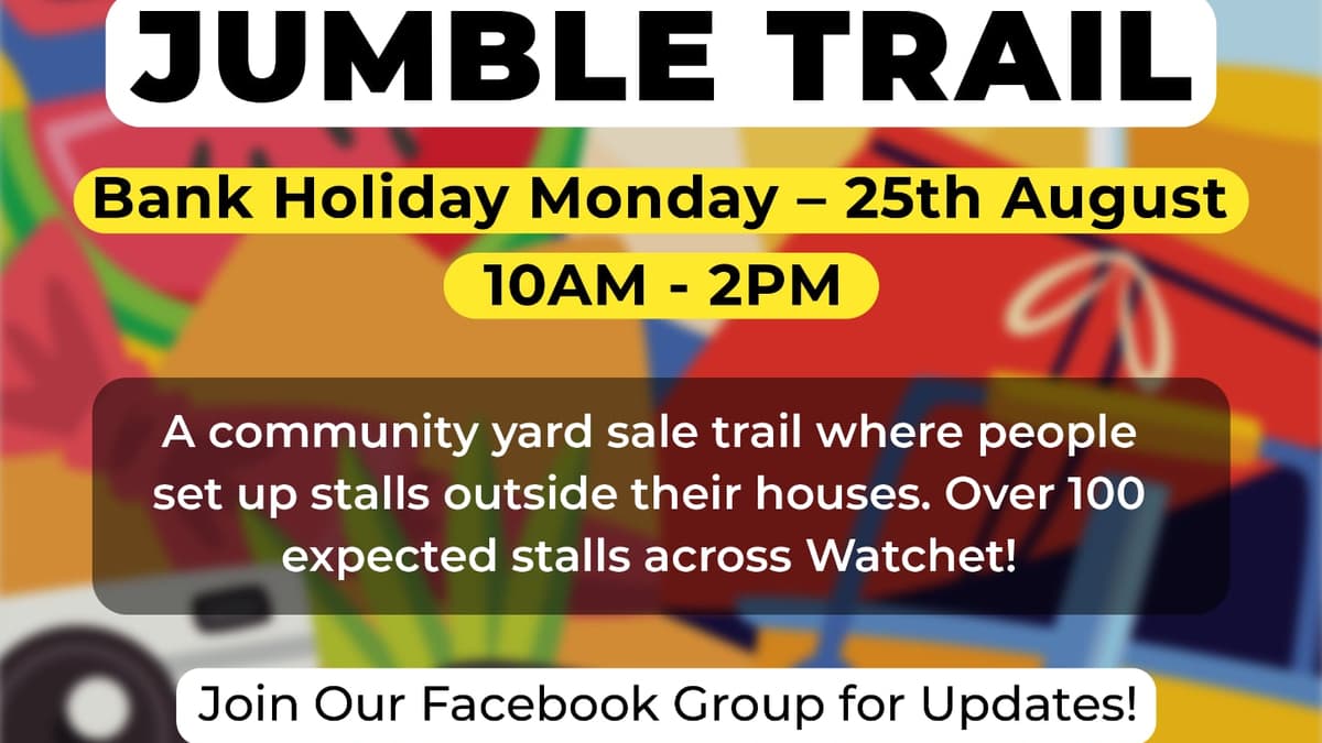 Jumble trail being held across Watchet on Bank Holiday Monday | wsfp.co.uk