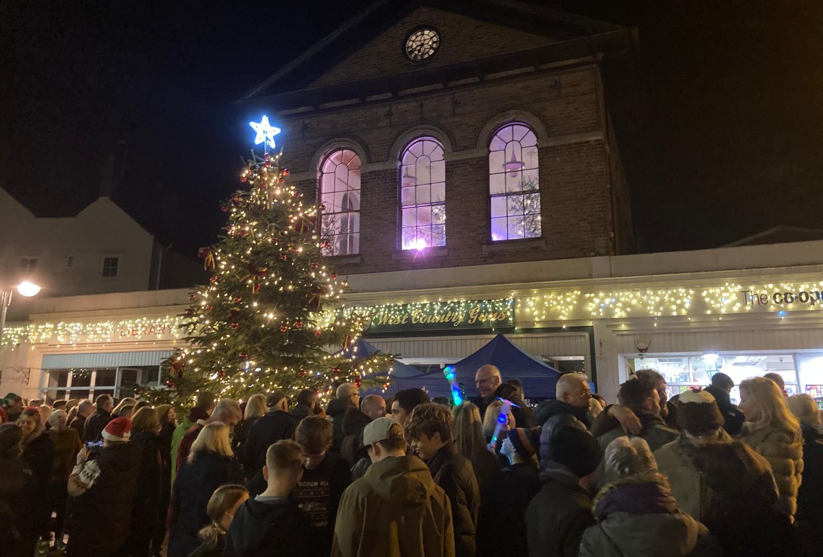 Santa visiting Wiveliscombe as Christmas lights are switched on | wsfp ...