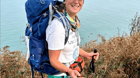 UK charity coastal walker Blue Wilson hoping to pass Minehead during ...