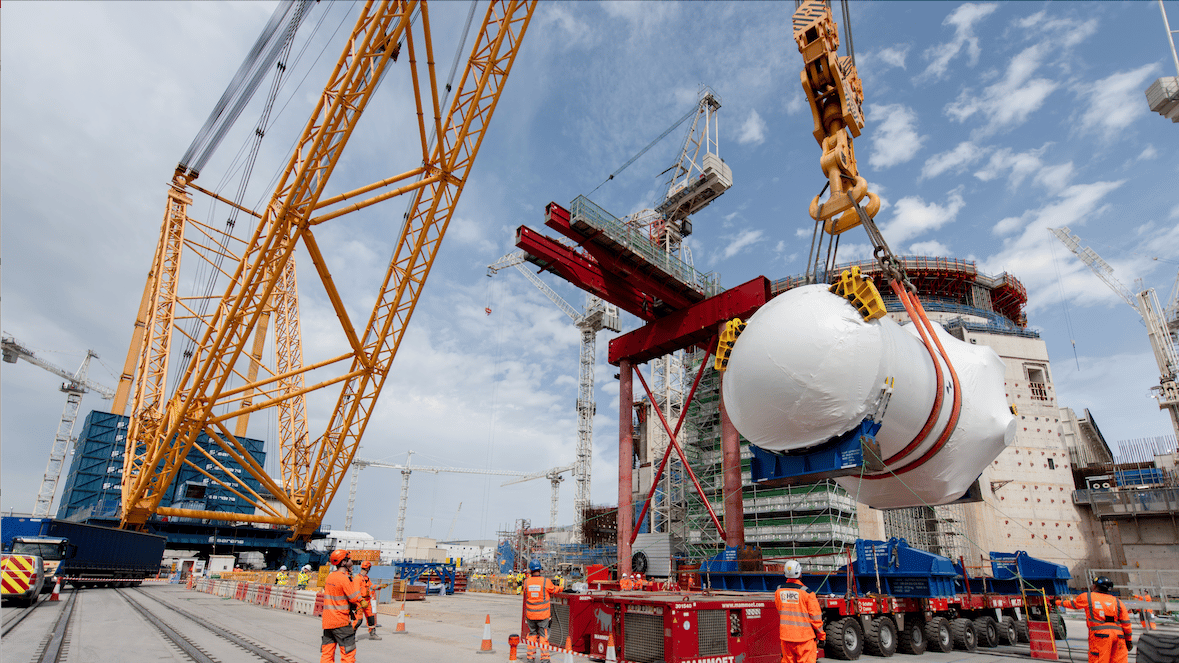 Big Carl lifts Hinkley Point C nuclear power station second reactor ...