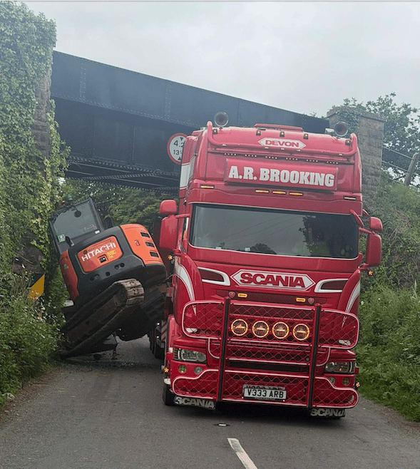 West Somerset Railway trains suspended and road closed after bridge ...
